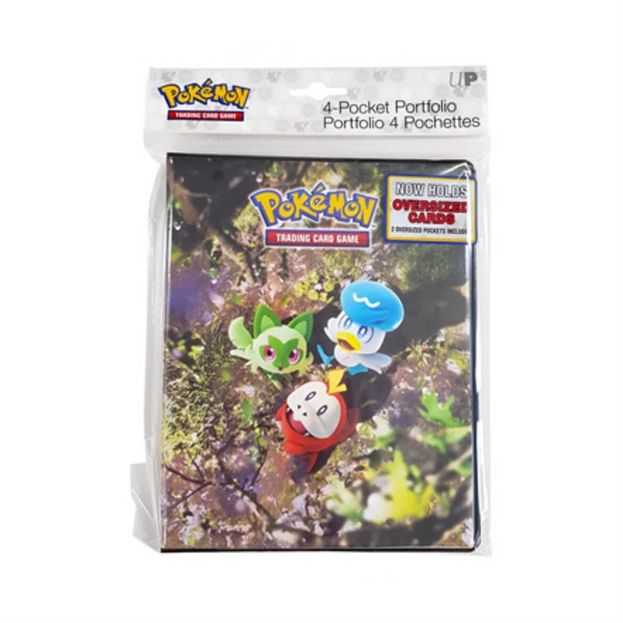 POKEMON TCG PORTFOLIO BINDER 4 BOLSILLOS SCARLET & VIOLET - SPRIGATITO ...